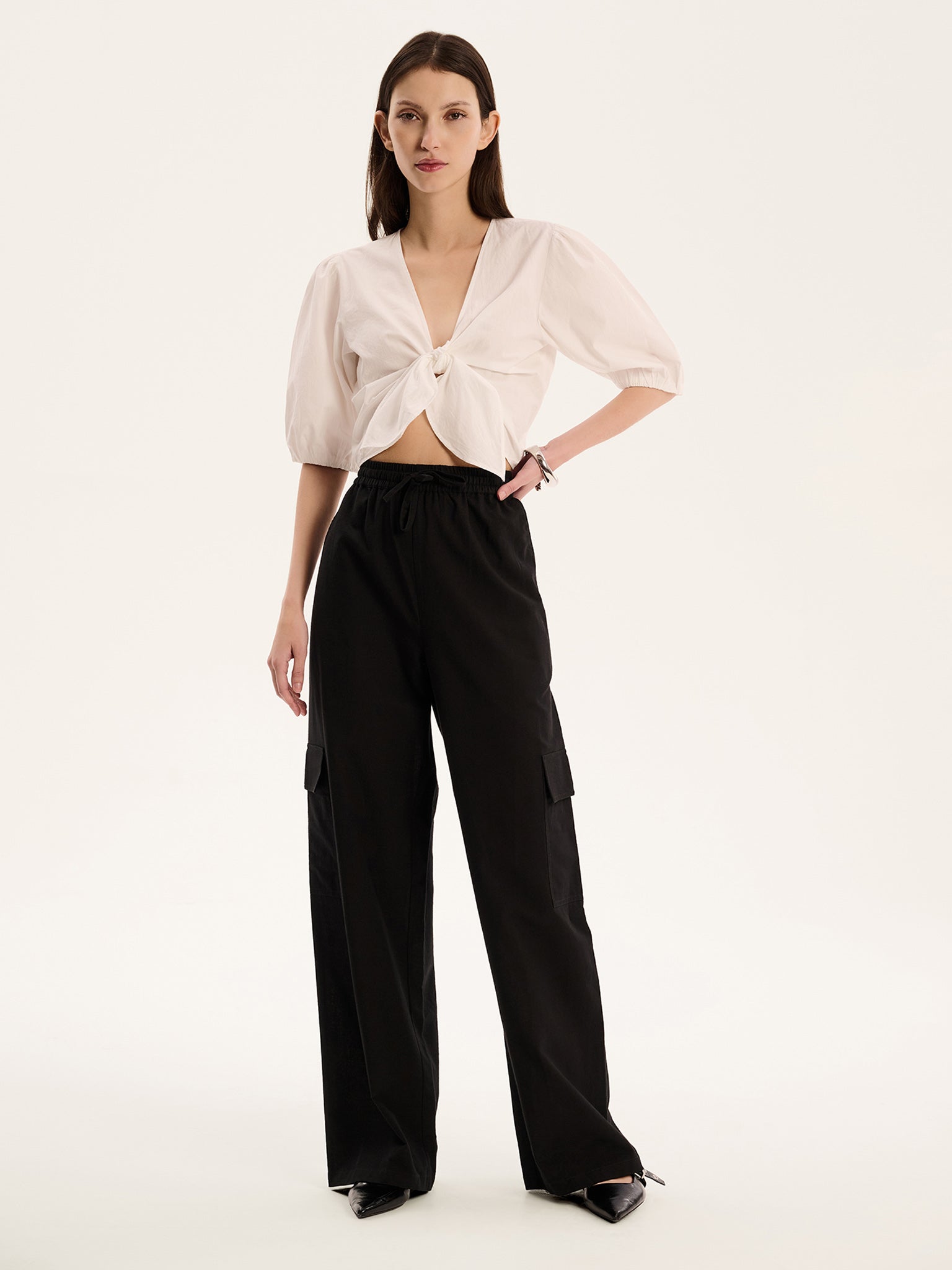 Frank Trouser in Black | OMNES | Trousers | Sustainable & Affordable Clothing | Shop Women's Fashion