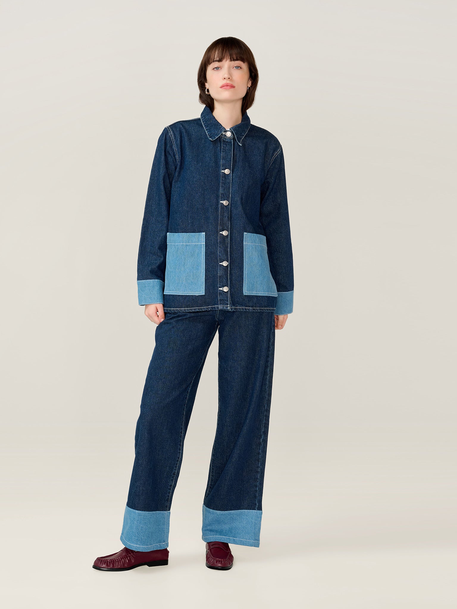 Magnus Raw Denim Jacket in Dark Wash | OMNES | Jackets | Sustainable ...