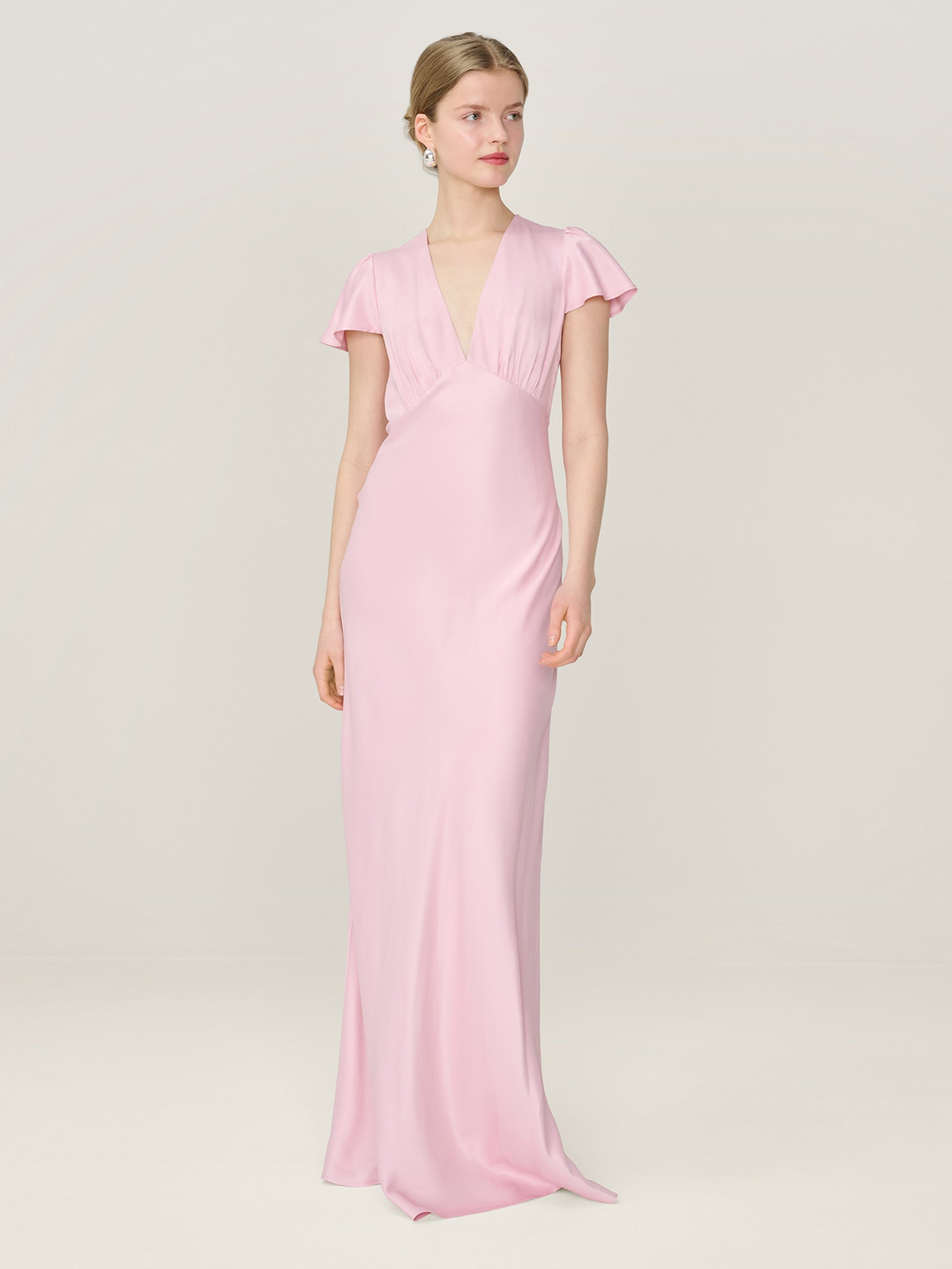 Fai Dress in Bleached Mauve – OMNES
