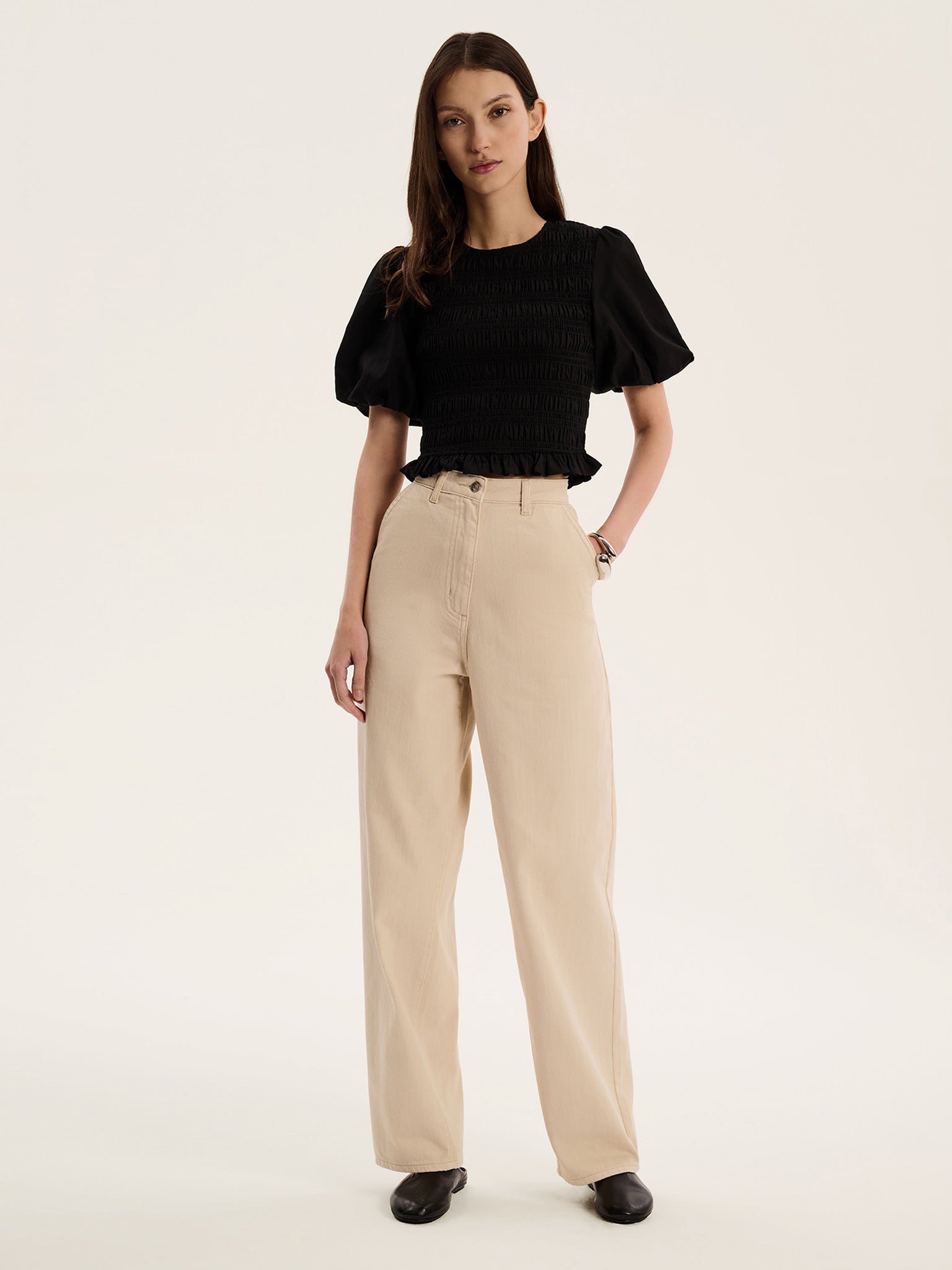 Nicolla Top in Black | OMNES | Tops | Sustainable & Affordable Clothing ...