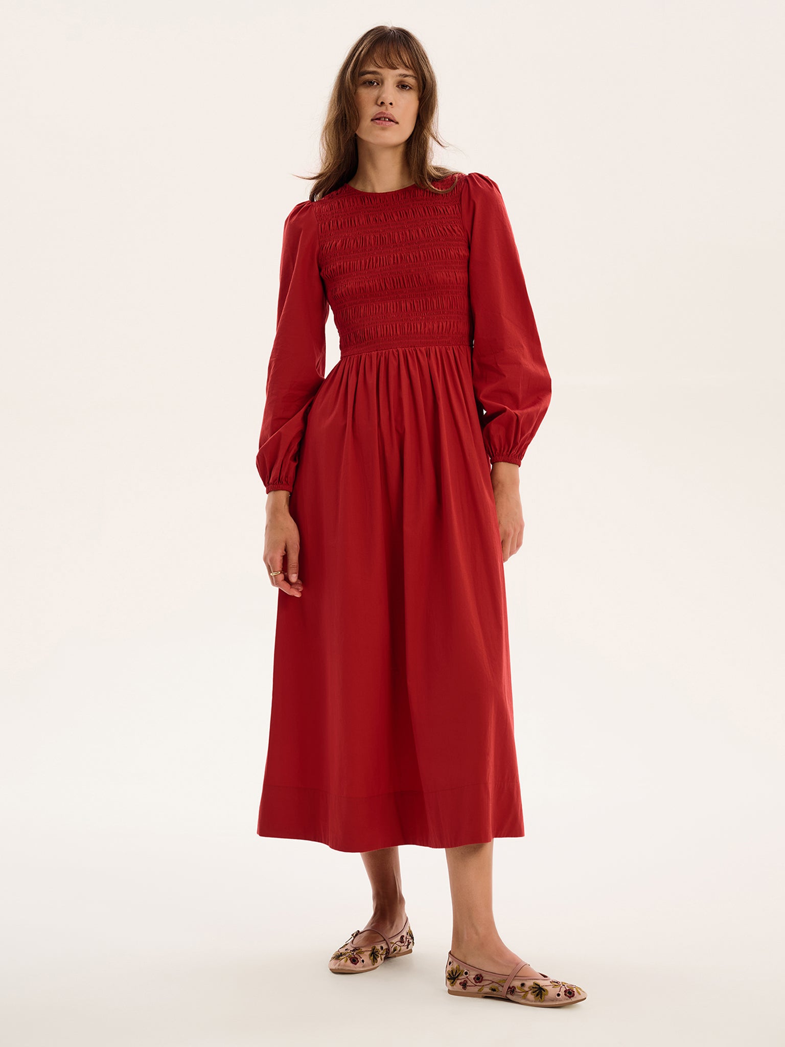 Saint Dress in Red | OMNES | Dresses | Sustainable & Affordable ...