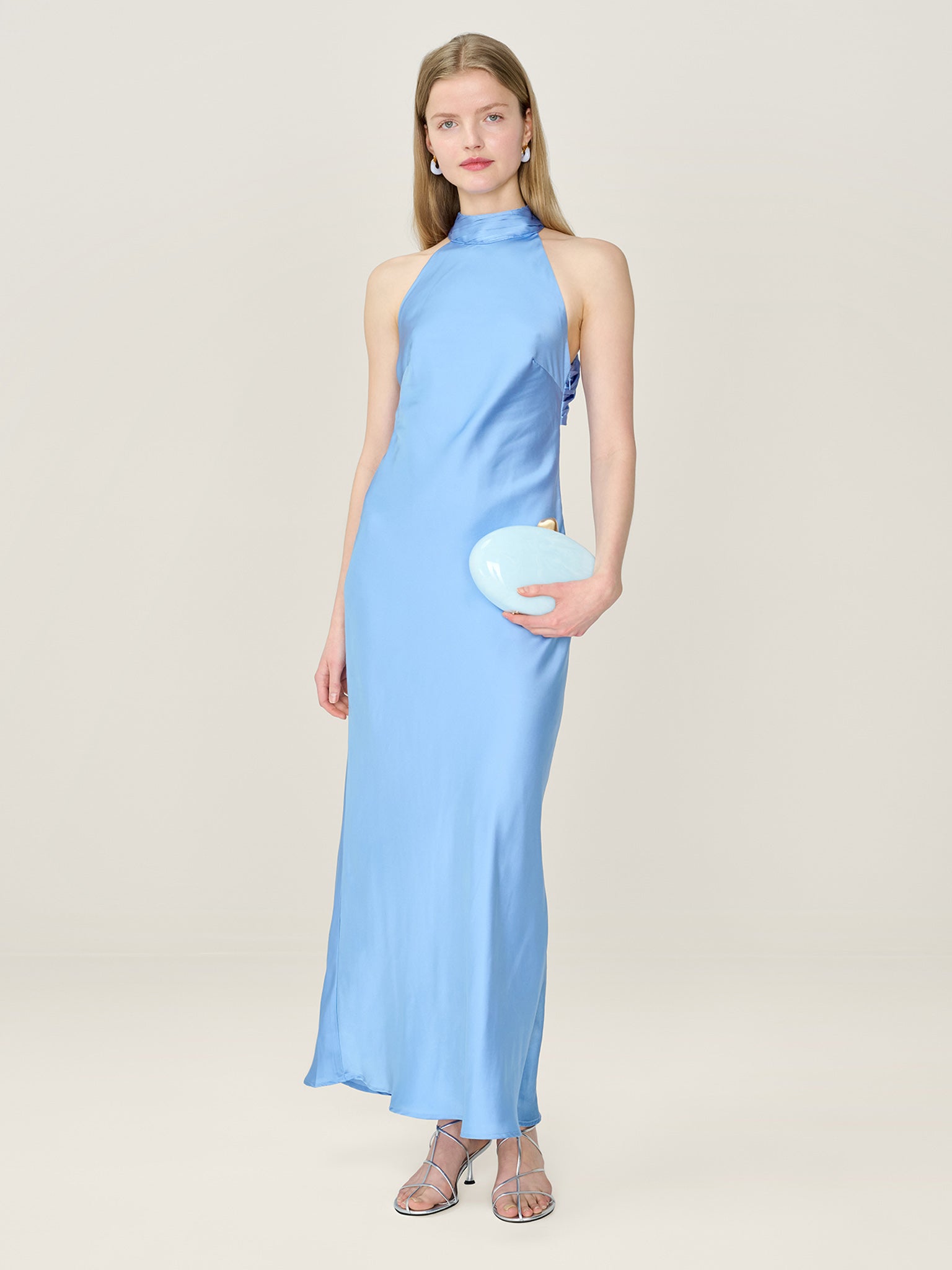 Seychelles Dress in Vista Blue – OMNES