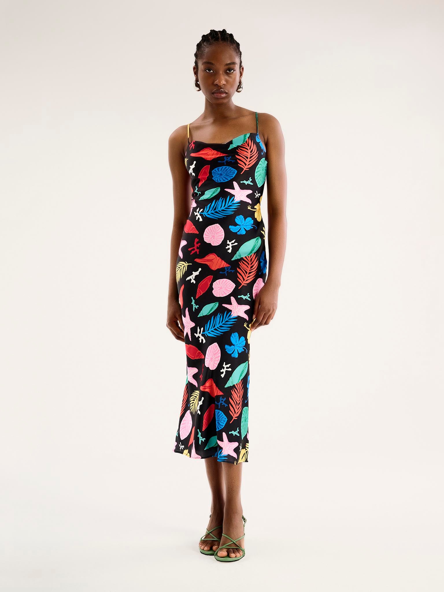 Riviera Dress in Shell Print | OMNES | Ethical & Affordable Clothing ...