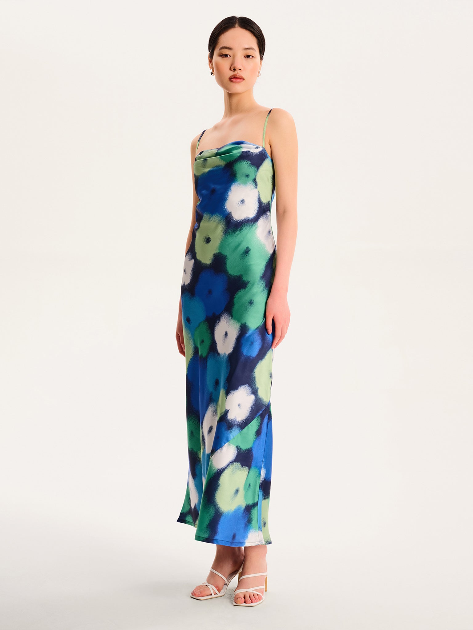 Tanya Dress in Spray Floral Print | OMNES | Dresses | Sustainable ...